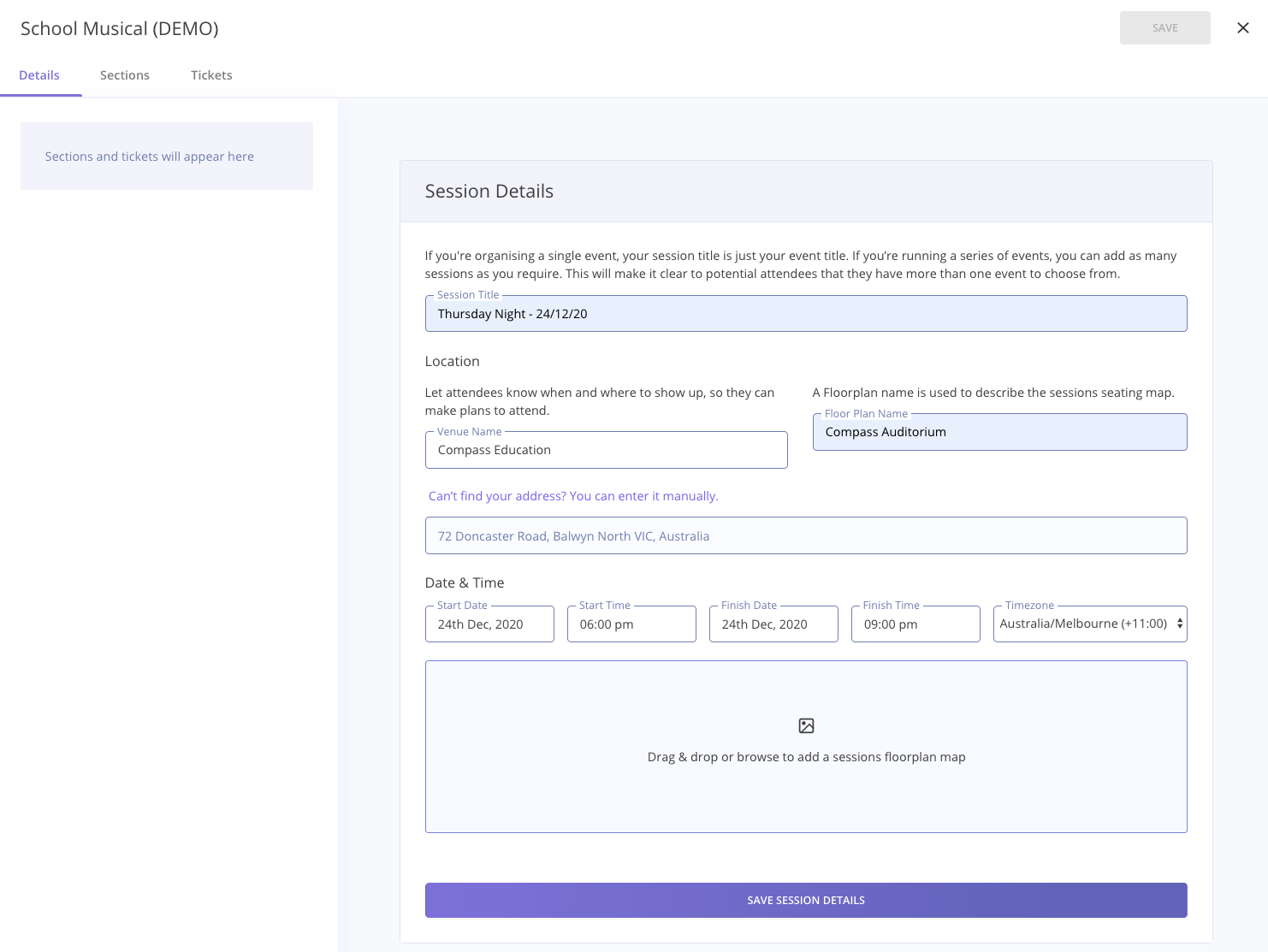 CompassTix | Allocated Seating